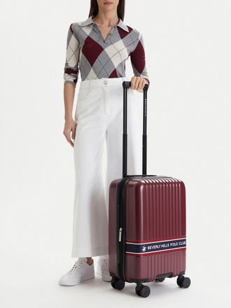Beverly Hills Polo Club Kabinenkoffer Beverly Hills Polo Club CEO-BHPC-S-007-08-BURGUNDY Dunkelrot