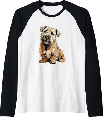 Whyitsme Design Glen of Imaal Terrier Hund Illustration Raglan