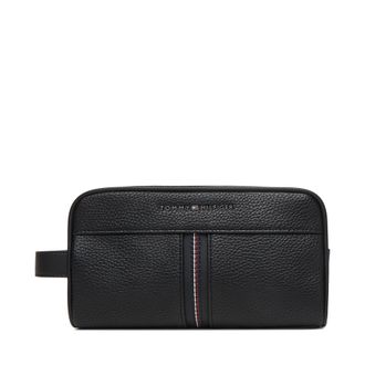 Tommy Hilfiger Kosmetiktasche Tommy Hilfiger Th Central Washbag AM0AM14172 Schwarz