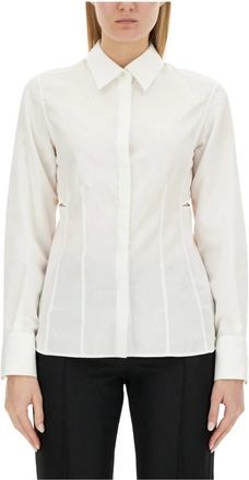 Helmut Lang Femme, Blouses et Chemises, Blanc, Taille: 42 FR Top Top Blouse