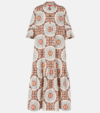 La DoubleJ Robe chemise Artemis imprimée en coton