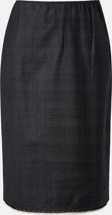 Prada Bleistiftrock aus Wolle