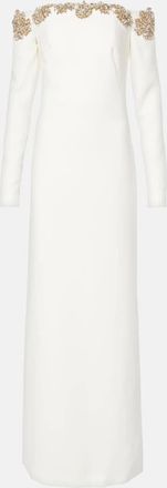 Costarellos Verzierte Off-Shoulder-Robe Meline