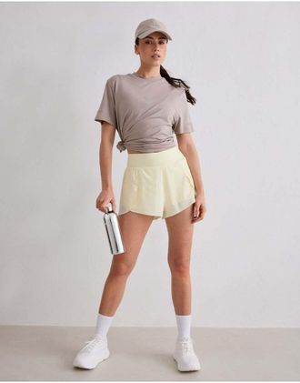 Aim'n Short de course - Blanc citron-Jaune