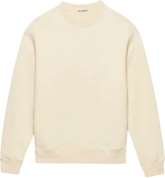 J.W.Anderson Homme, Sweatshirts et sweats &agrave; capuche, Beige, Taille: S Ribbon Anchor SweaT-shirt