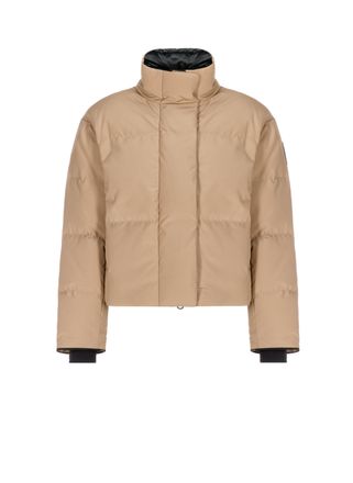 Canada Goose Kurze, gesteppte Daunenjacke Canada Goose in Beige