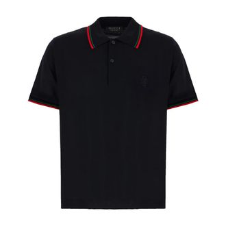 Gucci Polo - - Tops - Herren - Blau - L