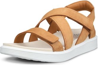 Ecco Damen Soft Cross Strap Sandale, l&ouml;we, 40 EU