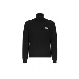 Dsquared2 Homme, Pulls, Noir, Taille: XL Turtleneck