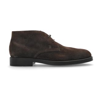 Tod's Wildleder Stiefeletten - - Shoes - Herren - Braun - 45 EU