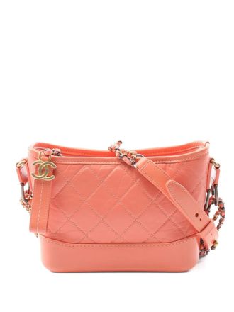 Chanel 2020-2021 Gabrielle Schultertasche - Rosa