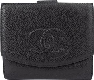 Chanel Portemonnaie - Chanel Caviar Leather CC Wallet - Gr. unisize - in Schwarz - für Damen