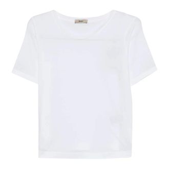 Herno Femme, Tops, Blanc, Taille: 40 FR T-shirt &agrave; col rond