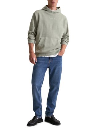 Marc O'Polo Denim Herren Hoodie aus Bio-Baumwolle Relaxed Fit, Grau (Grey Eternity), XL