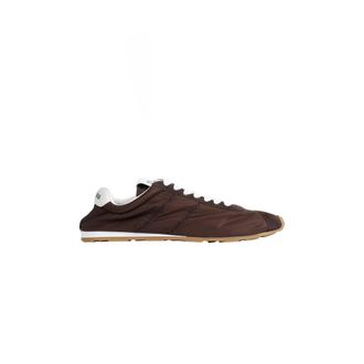 Miu Miu Plume Technical Fabric And Suede Sneakers