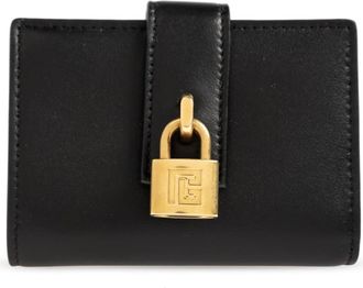 Balmain Leder-Portemonnaie - - Accessories - Herren - Schwarzk - ONE SIZE