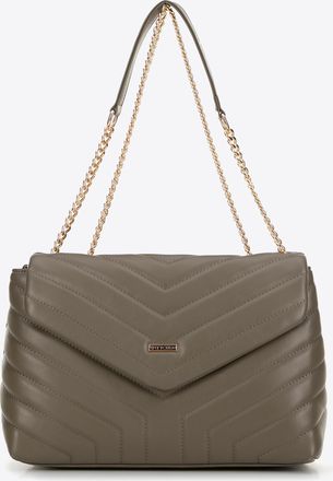 Wittchen Damen-Umh&auml;ngetasche mit Kette aus &Ouml;ko-Leder, gr&uuml;n