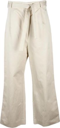 Add Femme, Pantalons, Beige, Taille: 40 FR Wide Pantalons
