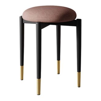 Generic Barhocker aus technischem Stoff, K&uuml;chen- und Esszimmerstuhl, Schminktischhocker mit 4 stabilen Metallbeinen, 29 cm x 46 cm