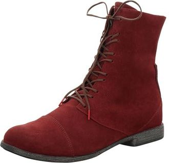Think Femme Cuir Agrat doublé Durable Bottine, Merlot, 37 EU