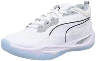 Puma Unisex Playmaker Pro Basketballschuh, wei&szlig;, 45 EU