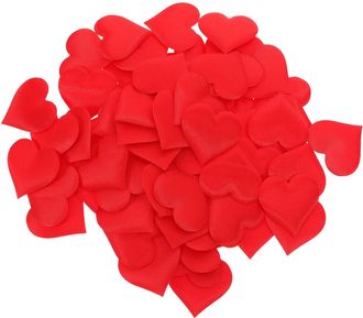 BESPORTBLE 500 St&uuml;ck Valentinstag-Herzkonfetti: Tischdekoration f&uuml;r Hochzeiten - Romantische rote Herzdeko - Rotes Konfetti als Vasenf&uuml;ller f&uuml;r Foto-Requisiten