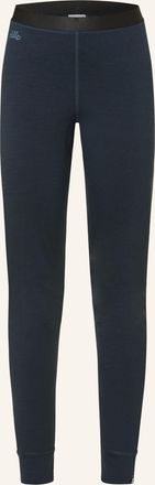 Odlo Funktionsw&auml;sche-Hose Merino 200 80th Anniversay Years Aus Merinowolle blau
