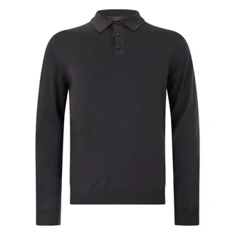 Slowear Slowear - Pull polo en laine - Homme - Pulls - Gris - Taille: L