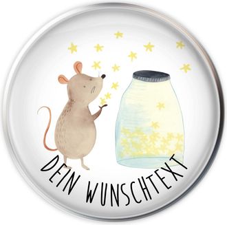 Mr. & Mrs. Panda Waschbecken Abfluss Maus Sterne - Personalisierte Geschenke, Stöpsel, Wunschtext, Schwangerschaft, Träume, Kindergeburtstag, Taufe, Lustige Sprüche, S