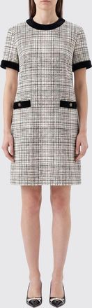 Valentino Garavani Mini-robe fourreau en tweed avec poches plaqu&eacute;es
