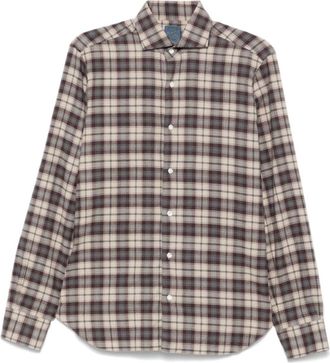 Barba Kariertes Hemd - Braun