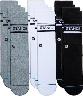 Stance Chaussettes Crew - Basiques - Packs, Multi - Lot de 6, S
