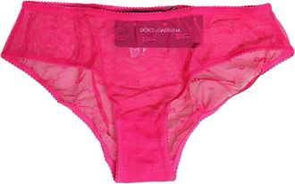 Dolce & Gabbana Femme, Sous-v&ecirc;tements, Rose, Taille: 38 FR Cheekini Brief