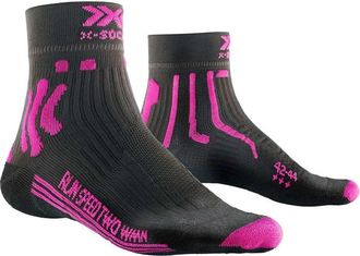 X Socks Run Speed Two Laufsocke Grau Frau Grösse 35-36