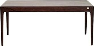 Kare Design Design Tisch Brooklyn Walnut, Dunkelbraun, 4-6 Personen, Langlebiges Massivholz, Skandi-Style, Esszimmertisch, Minimalist, Großer Schreibtisch, Konfer