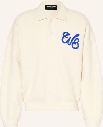 Worst Behavior Wrstbhvr Strick-Poloshirt Lev weiss