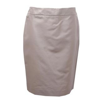Armani Seiden/Baumwolle Grauer Rock Kollektion - - Skirts - Damen - Grau - XL