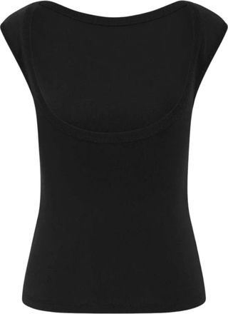 St.Agni Femme, Tops, Noir, Taille: 42 FR Cotton Ballerina Top