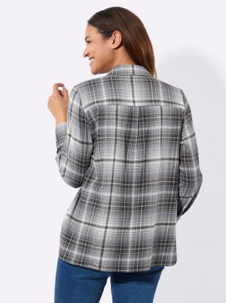 Witt Klassische Bluse Flanell-Bluse Langarm
