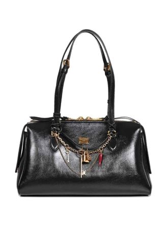 Dolce & Gabbana Hobo Bags - Rectangular Black Calf Leather Handbag - Gr. unisize - in Schwarz - f&uuml;r Damen