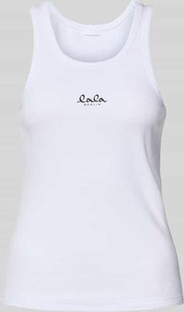 Lala Berlin Tanktop mit Logo-Print