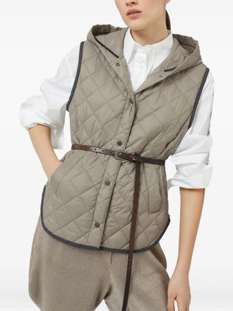 Brunello Cucinelli Womens Quilted Gilet Aw25 W