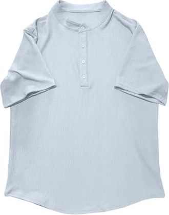Generic Chemise en lin pour homme - Chemise d&eacute;t&eacute; d&eacute;contract&eacute;e - Chemise d&eacute;t&eacute; en lin - Chemise de loisirs - Chemise de plage l&eacute;g&egrave;re &eacute;l&eacute;gante - Chemise de vacan