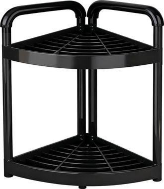 Generic Rollwagen Zur Aufbewahrung 90°-Winkelaufbewahrung PP-Kunststoff Dreieckige Eckaufbewahrung Waschküchen-Organisation Küchenregal für Die Küche, Wäscher