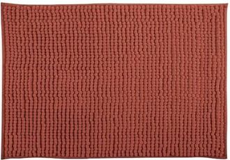 MSV Tapis de Bain Microfibre Chenille 60x90cm Terracotta