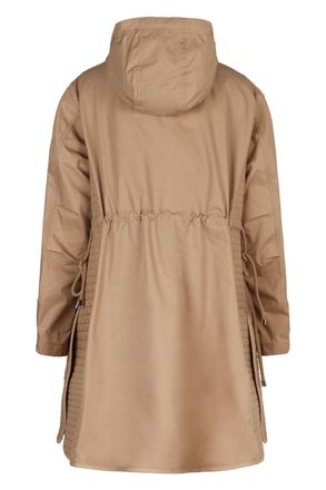 Moncler Womens Meudon Techno Fabric Jacket Beige Cotton Trench & Raincoats