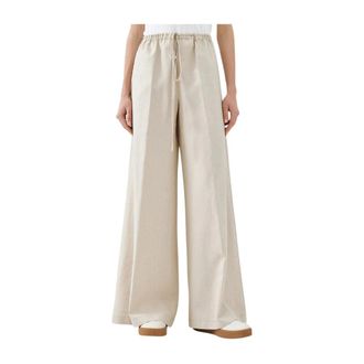 Access Fashion Access Fashion, Femme, Pantalons, Beige, Taille: 42 FR Wide Pantalons