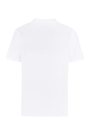 Golden Goose Womens Cotton Crew-Neck T-Shirt White T-Shirts & Jerseys