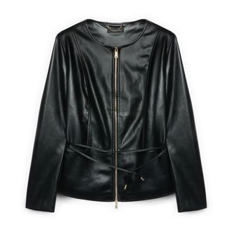 Fiorella Rubino Damen, Jacken, Schwarzk, 3XLGr&ouml;&szlig;e