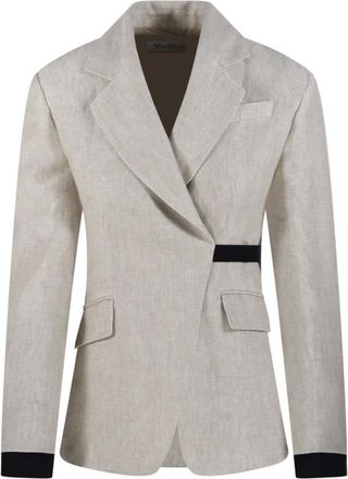 Max Mara Femme, Vestes, Beige, Taille: 40 FR Neutro Jacket